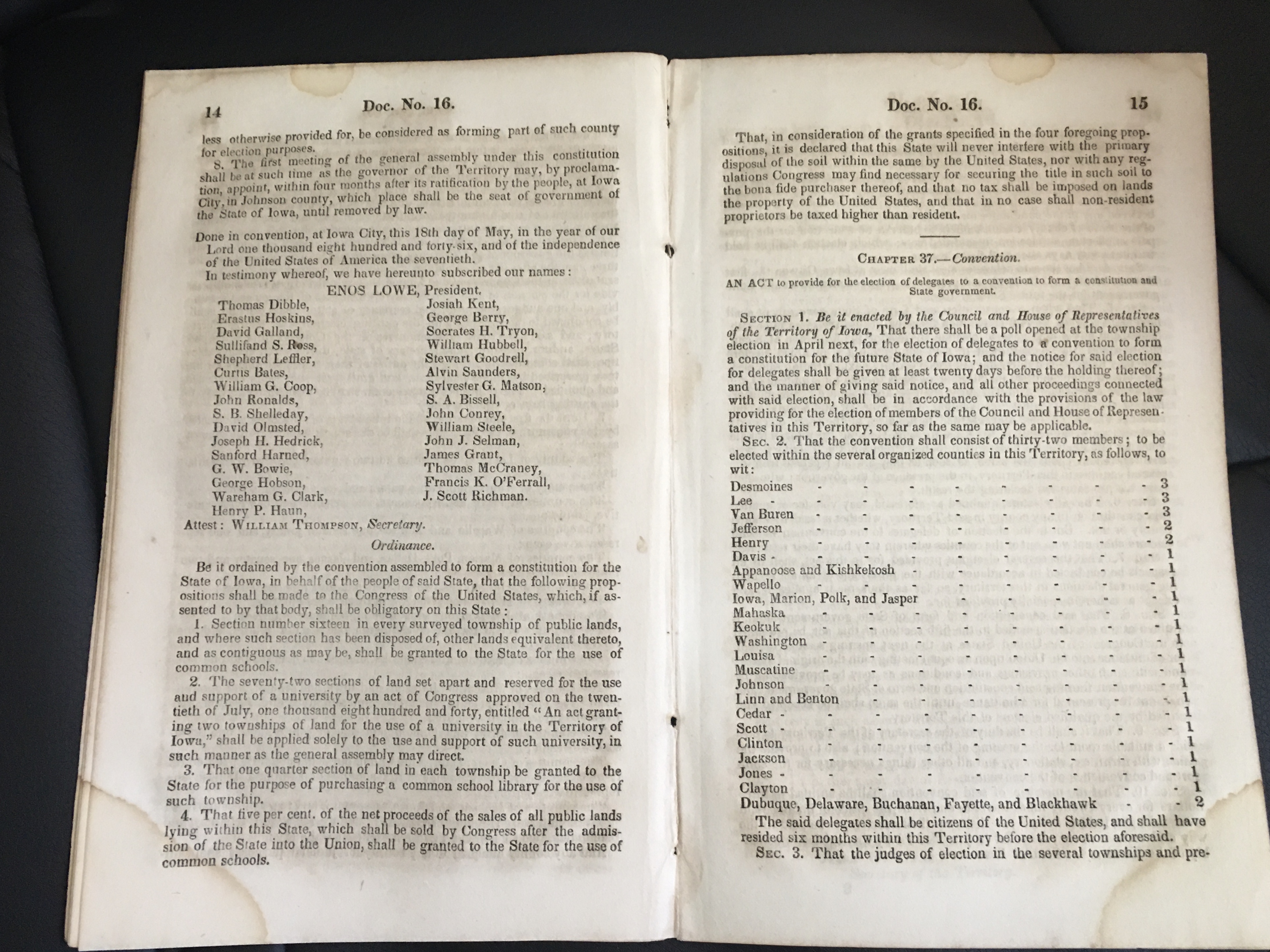 1846 Iowa Statehood – A Field of Dreams. | Our Iowa Heritage