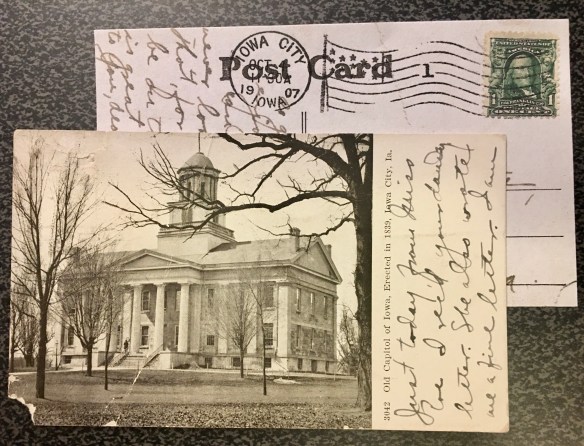 Penny Postcards – Old Capitol & Iowa Avenue. | Our Iowa Heritage