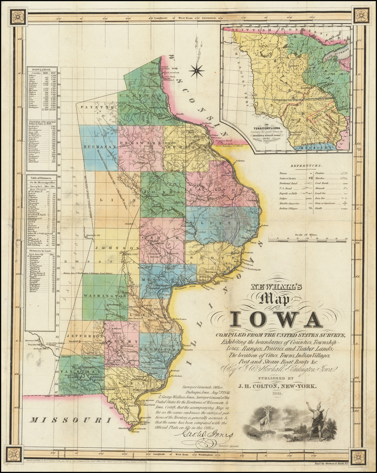 Iowa Territory 1838-1846. | Our Iowa Heritage