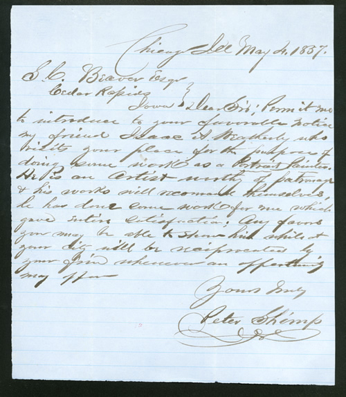 shimp-recommendation | Our Iowa Heritage