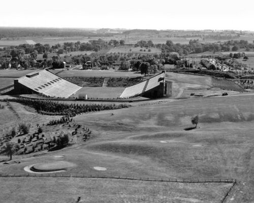 The Hawkeyes Take The Field. | Our Iowa Heritage