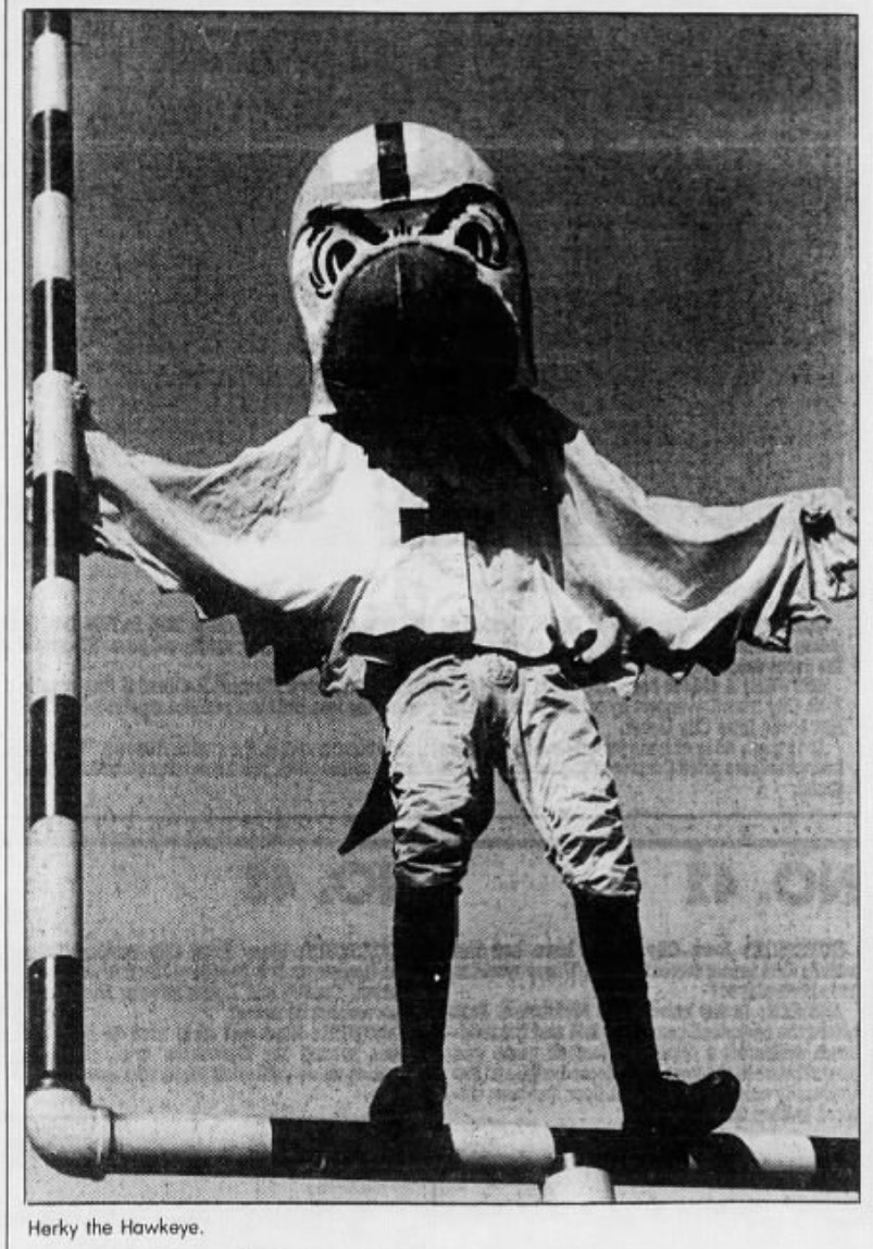 Herky The Hawk Comes To Life. | Our Iowa Heritage