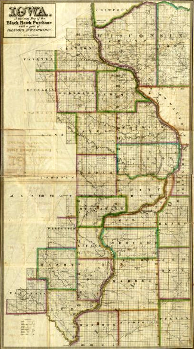 The Mapping of Iowa City – 1832 To Today. | Our Iowa Heritage