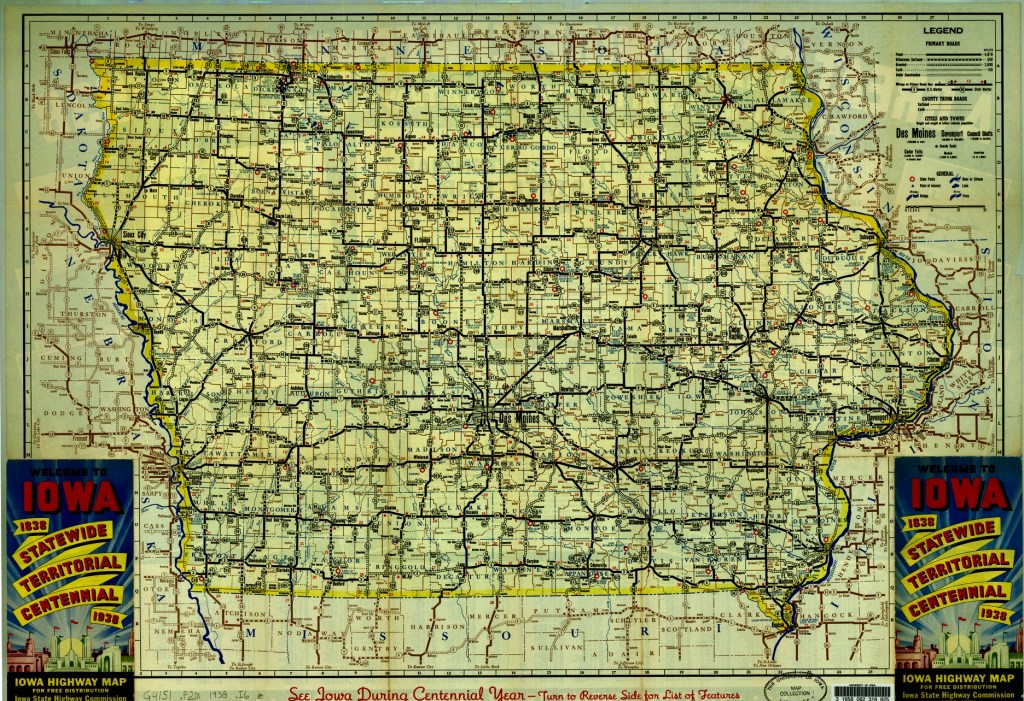 1938 – Iowa Celebrates Our Territorial Centennial. | Our Iowa Heritage