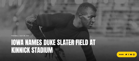 Duke Slater – Iowa’s All-American Trailblazer. | Our Iowa Heritage