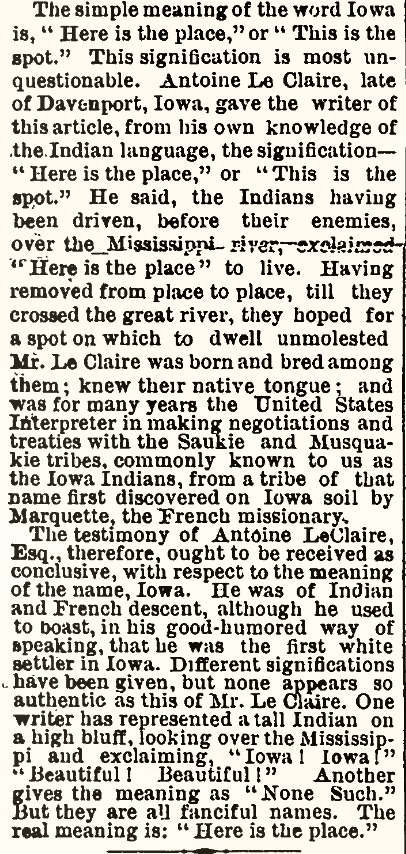 Iowa – This Is The Place. | Our Iowa Heritage