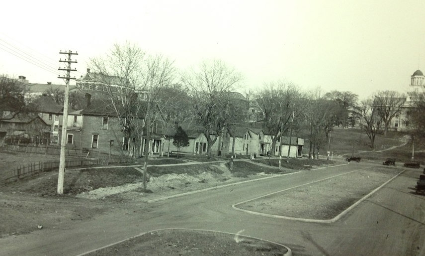 hubbard-pentacrest_looking_east_oniowaavenue1910s2 | Our Iowa Heritage