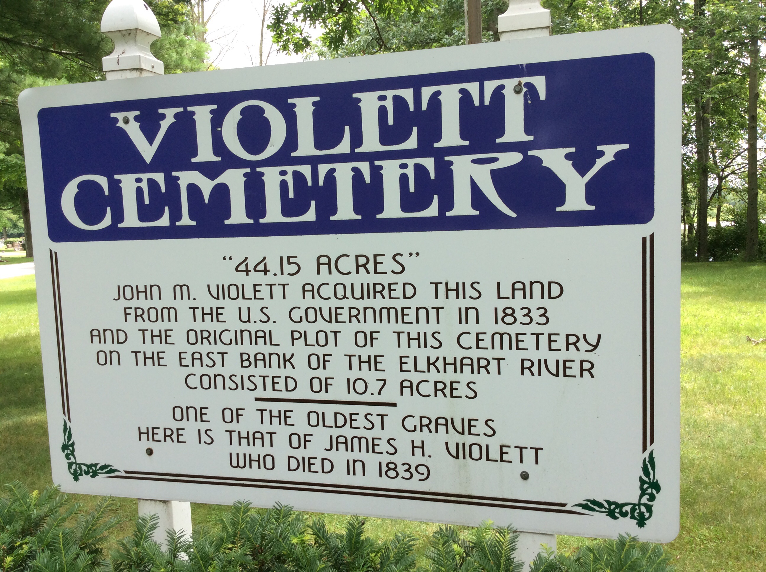 violettcemetery | Our Iowa Heritage