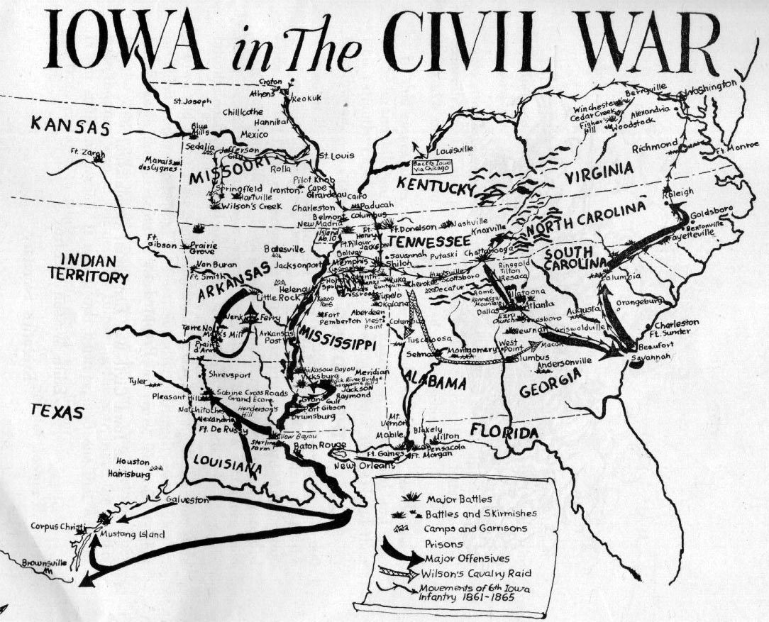 Iowa & The Civil War – 1861-1865. | Our Iowa Heritage