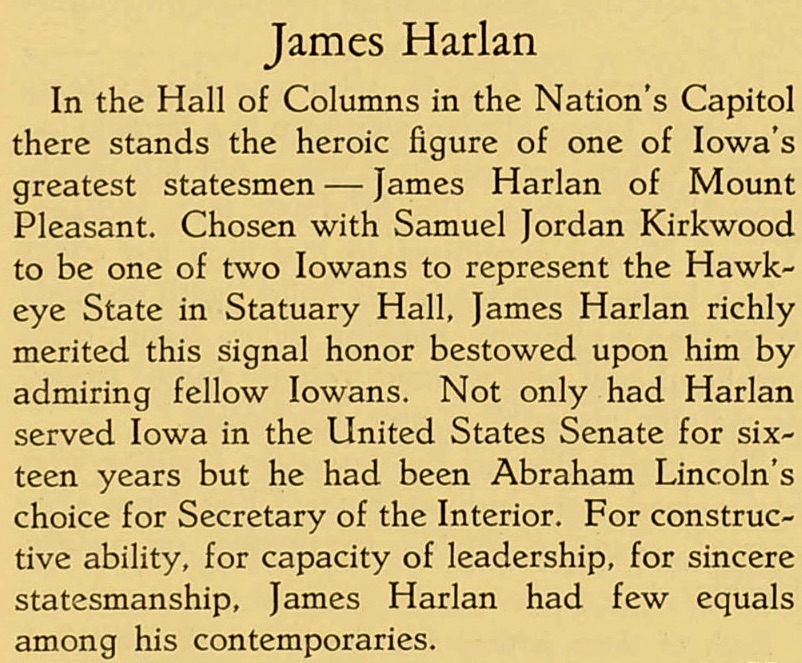 Senator James B. Harlan – His Iowa City Years. | Our Iowa Heritage