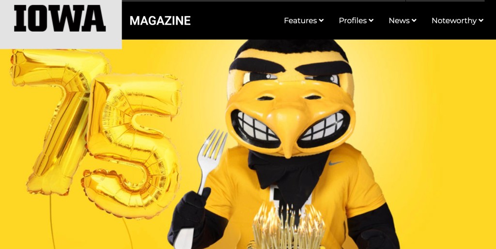 Herky The Hawk – 75 Years Young. | Our Iowa Heritage