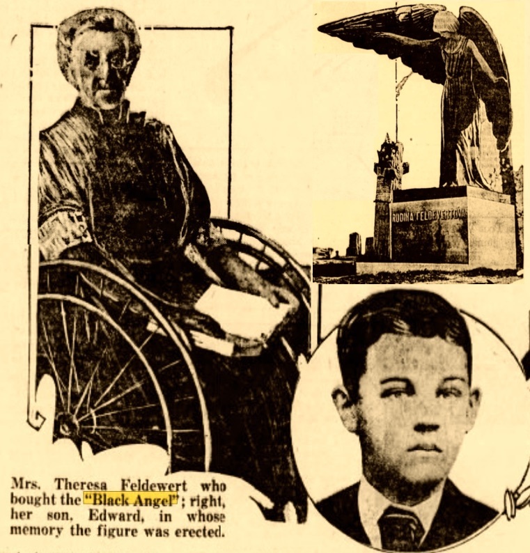 Iowa City’s Infamous Black Angel. | Our Iowa Heritage