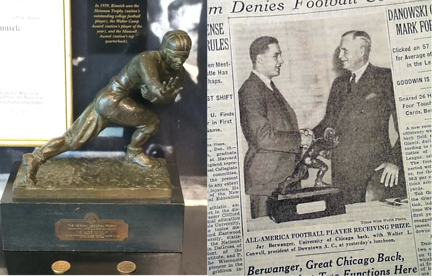 Nile Kinnick – Iowa’s Heisman Winner. | Our Iowa Heritage