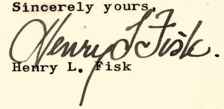 HenryFisksignature | Our Iowa Heritage
